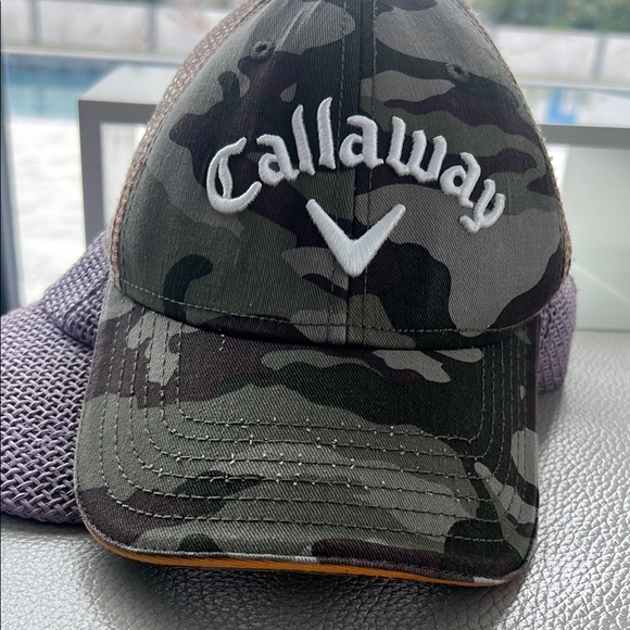 Callaway | Accessories | Callaway Green And Black Hat With Structured ...